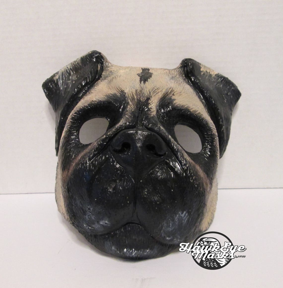 Pug dog costume mask Pug mask Pet art Show dog Men in | Etsy