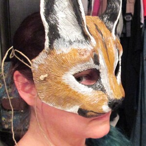 Cat, Caracal, Cat Mask, Neko, Animal Costume Mask, Caracal Mask, Big ...