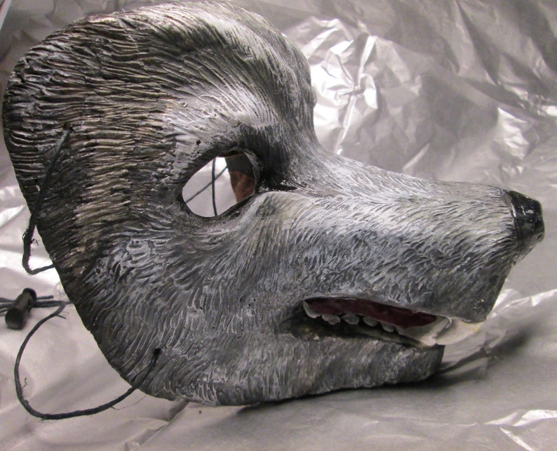 Wolf Mask Timber Wolves Masquerade Mask Animal Totem | Etsy