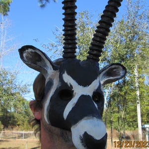Wildlife Costume Mask, Gazelle Mask, Zootopia, Oryx Costume Mask ...