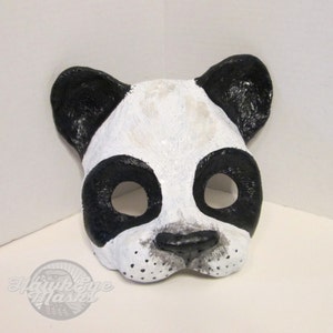 Hand Painted Panda Bear Mask, Animal Costume - Etsy