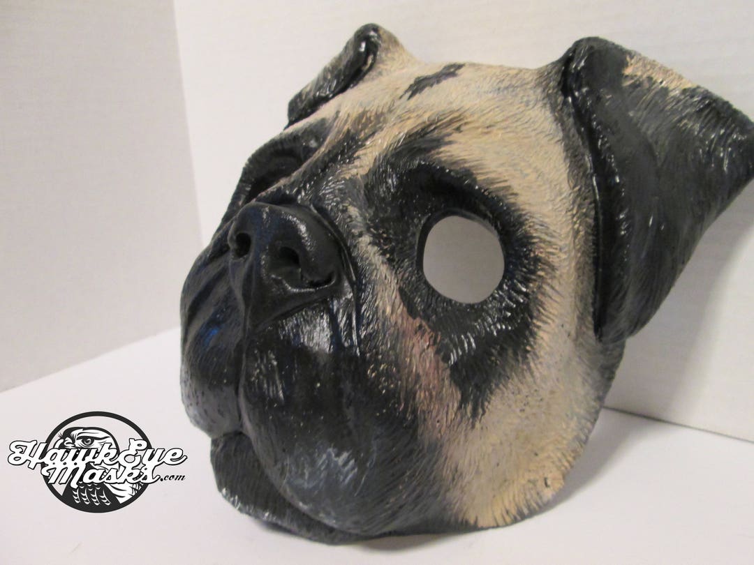 Pug, Dog Costume Mask, Pug Mask, Pet Art, Show Dog, Men in Black ...