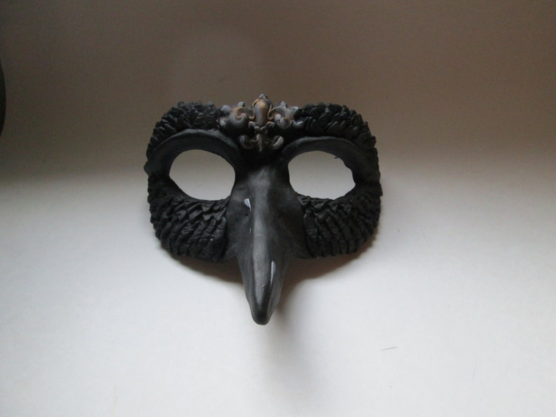 Raven Costume Mask Mask Fantasy Blackbird Mask Masquerade - Etsy