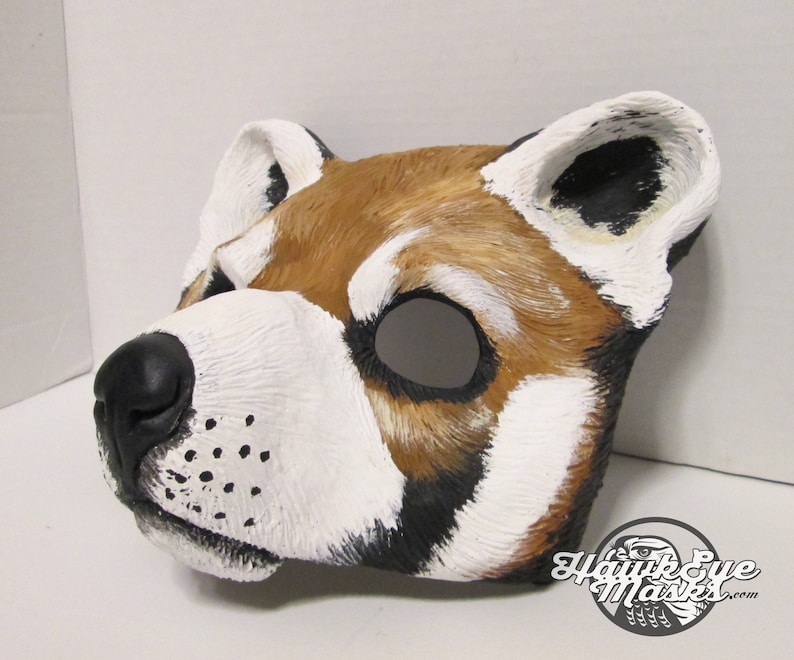 Red Panda Bear Mask Forest Animal Small Bear Mask Cute - Etsy