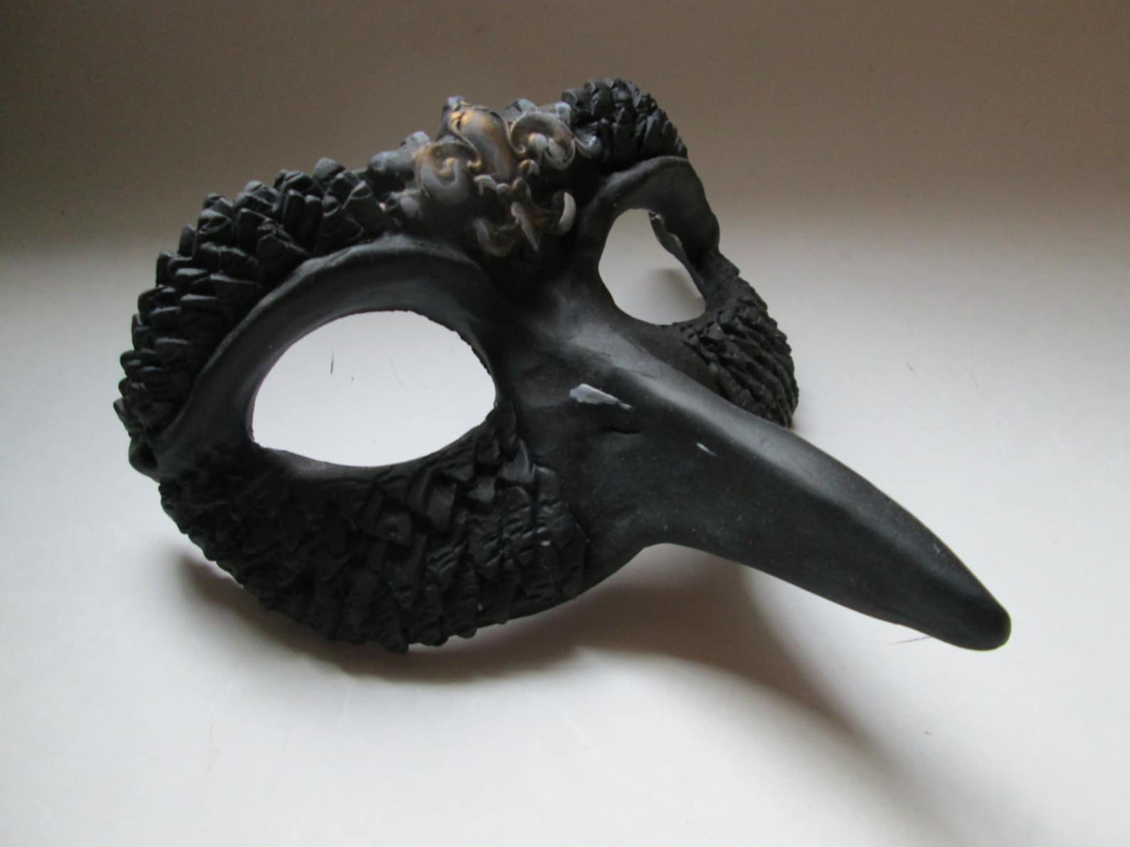 Raven Costume Mask Mask Fantasy Blackbird Mask Masquerade - Etsy