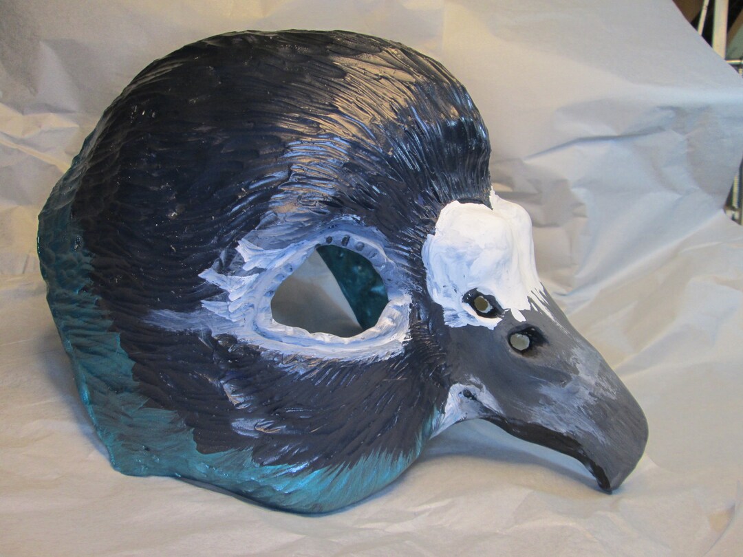 Pigeon Mask, Masquerade Mask, Bird Mask, Hand Painted Mask - Etsy