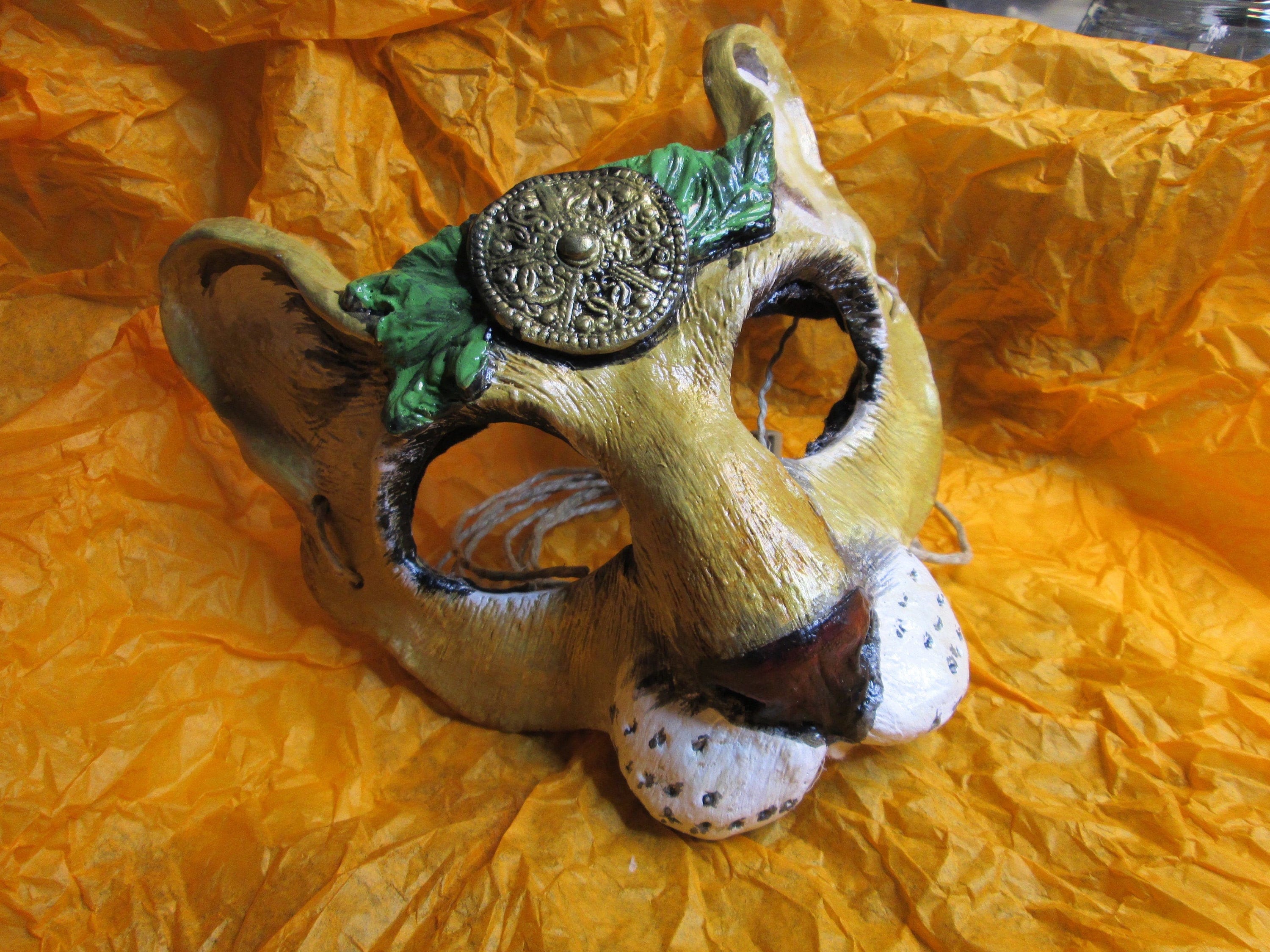 Sekhmet goddess mask fantasy Lioness costume mask Neko | Etsy