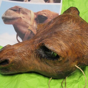 Camel Mask, Desert Animal Mask, Adult Masquerade, Wild Animal, Costume ...