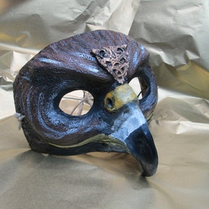 Hawk Mask, Red Tailed Hawk Mask, Bird, Masquerade Mask, Costume Mask ...