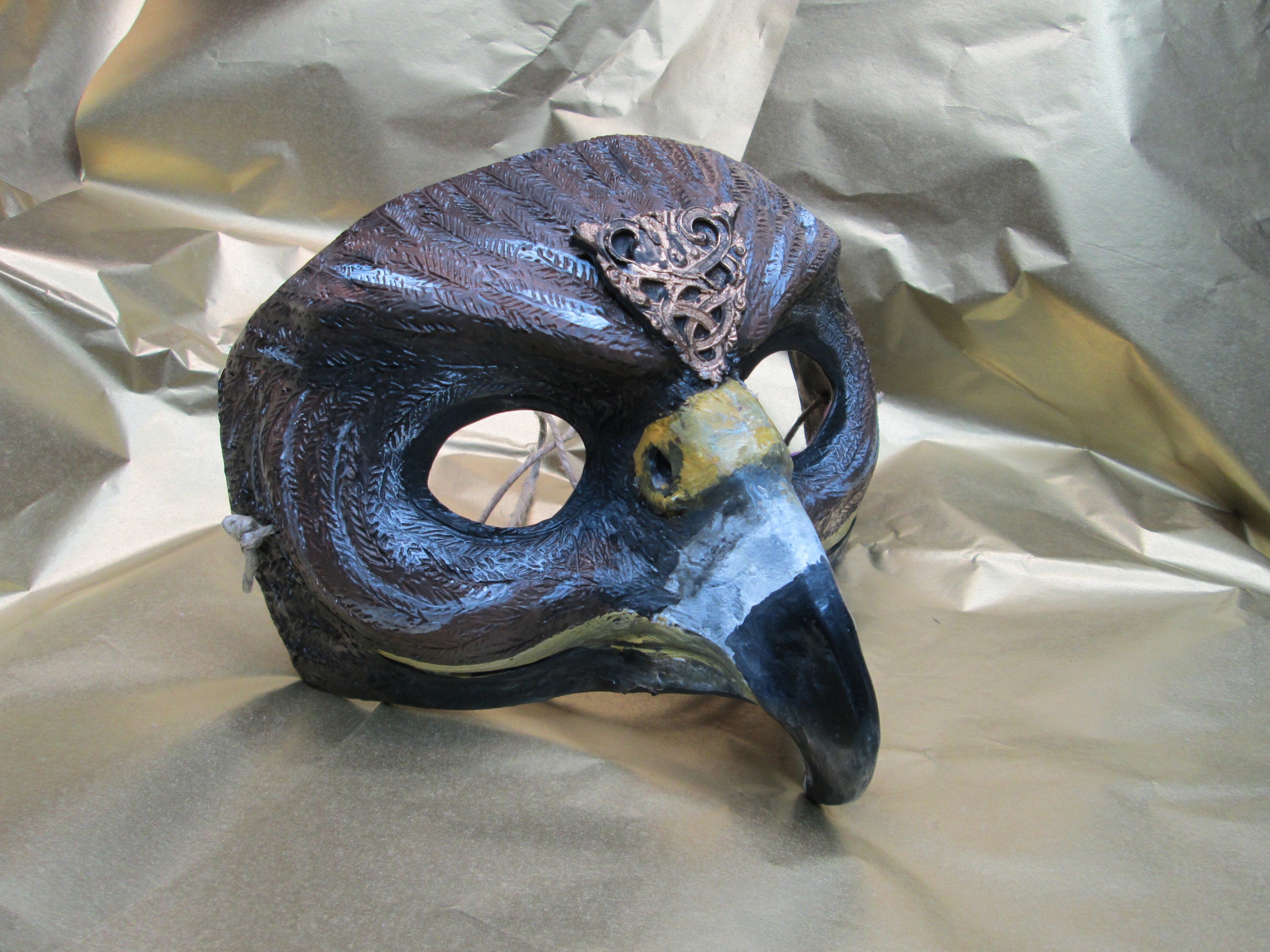 Hawk Mask Red Tailed Hawk Mask Bird Masquerade Mask | Etsy