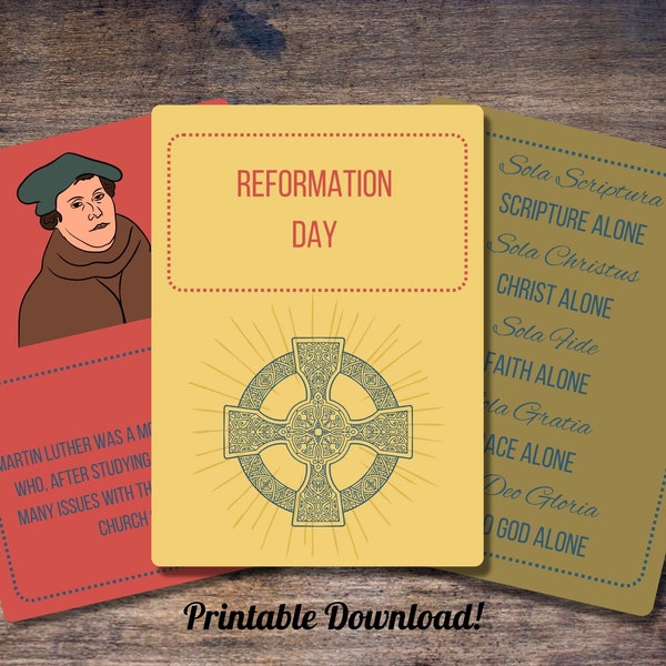 Reformation Day Cards - Etsy