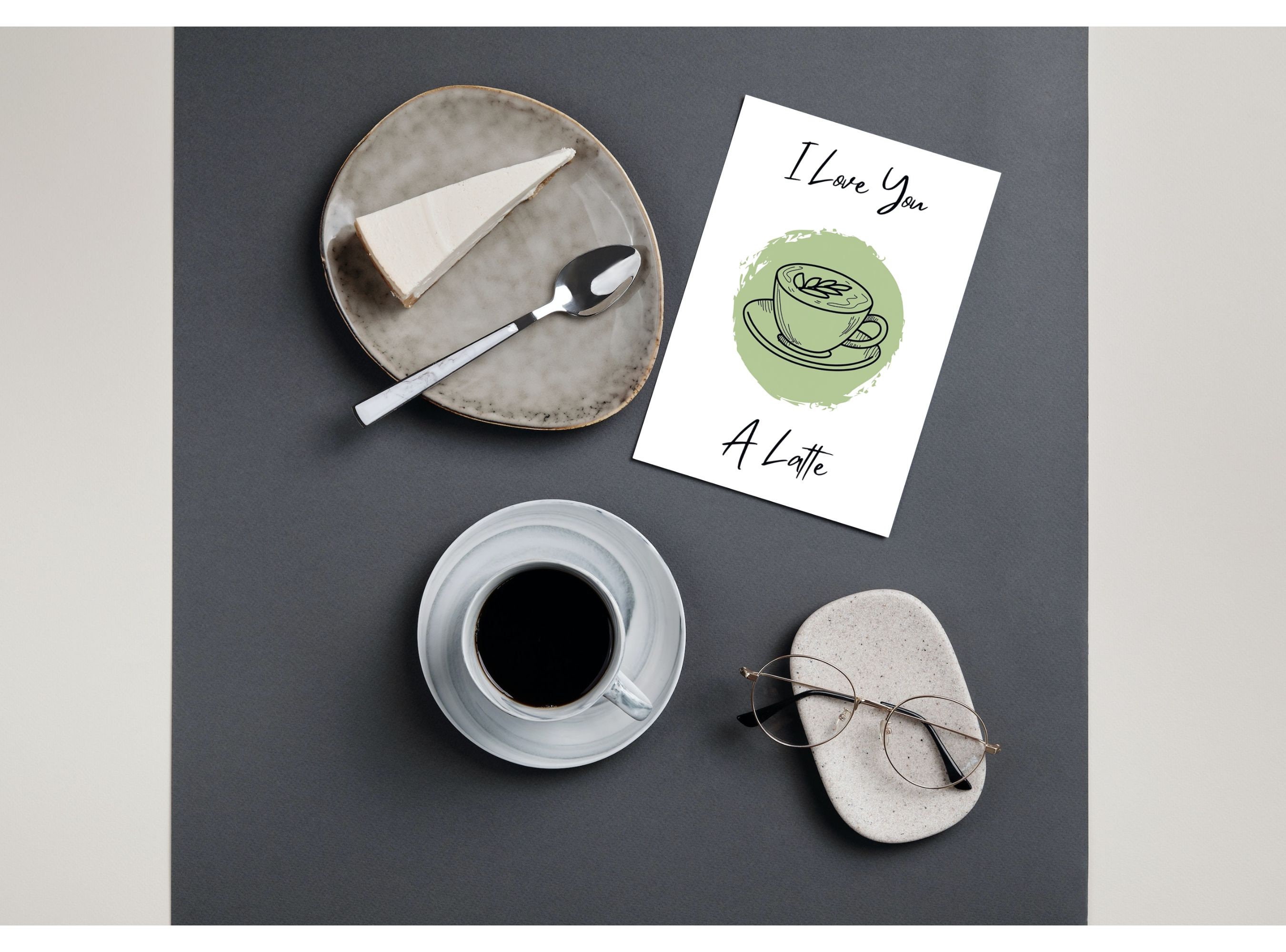 Coffee Pun Printable Art Set I Love You A Latte Chai Will Always Love ...