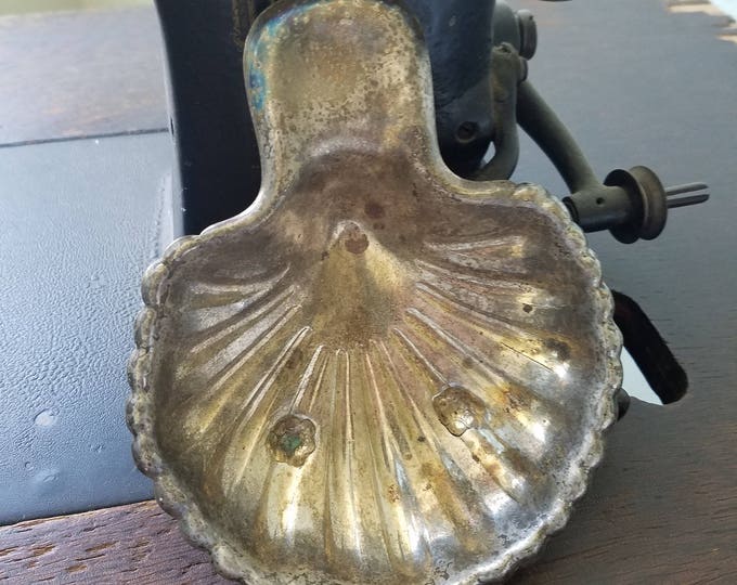 Sea Shell Dish. Silver Sea Shell Dish, Silver Clam Shell Dish, Shell ...