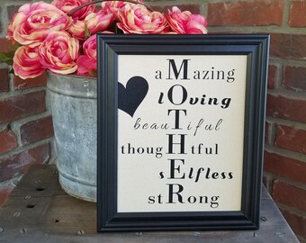 Mothers day sign | Etsy
