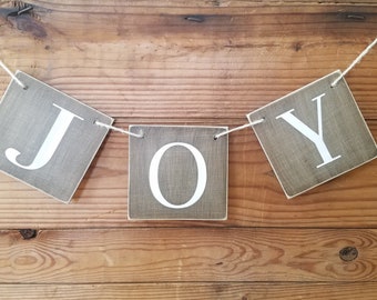 Joy banner | Etsy