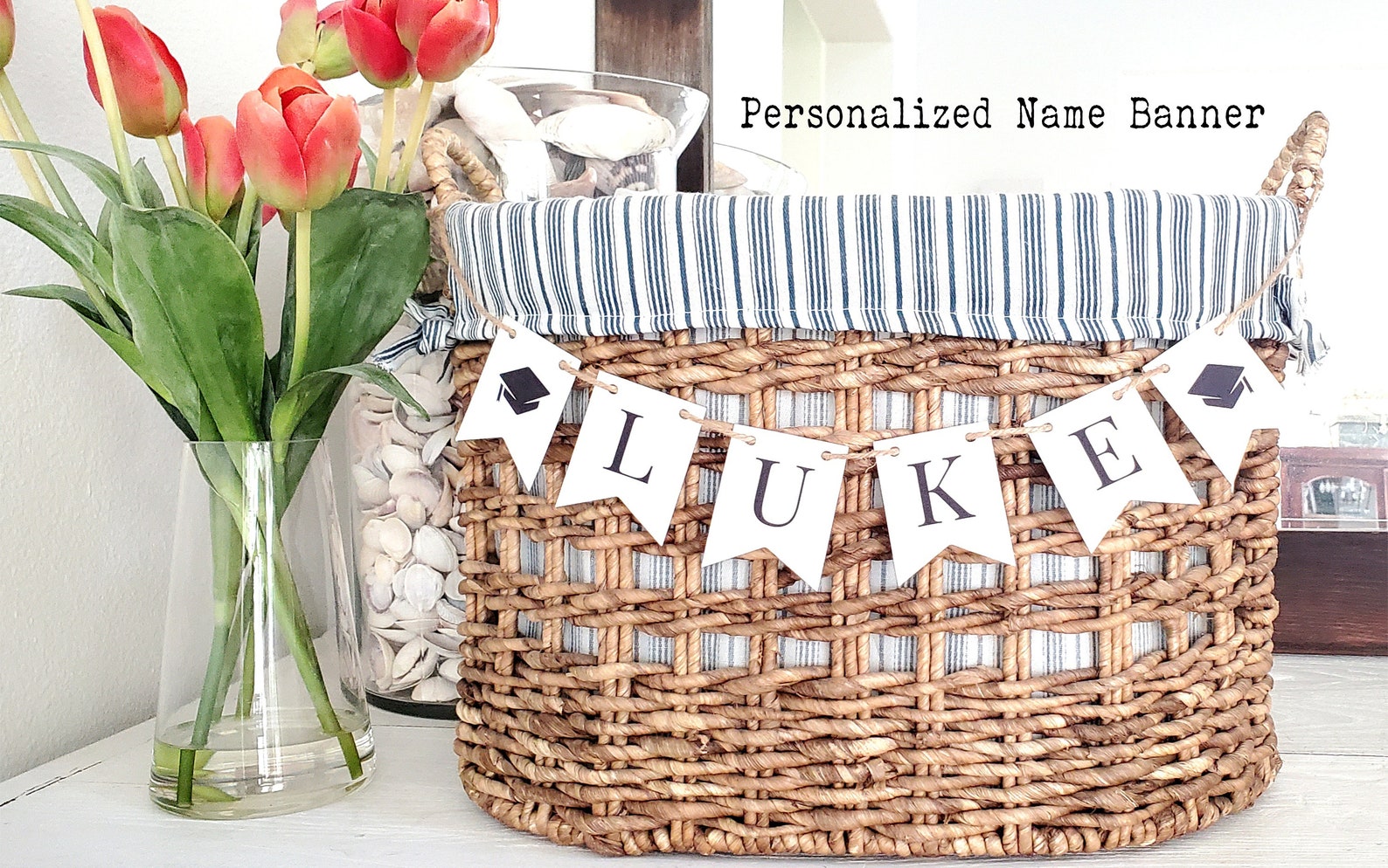 Graduation Banner Cardstock Banner Rustic Banner Mini Banner - Etsy