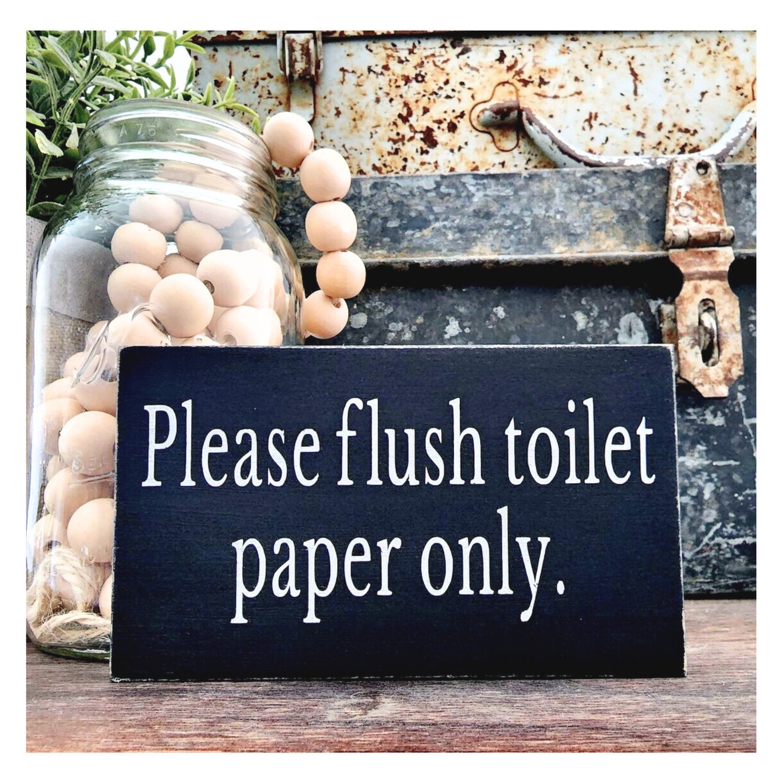Toilet Paper Only Sign Septic Tank Sign Rv Bathroom Sign Septic System ...