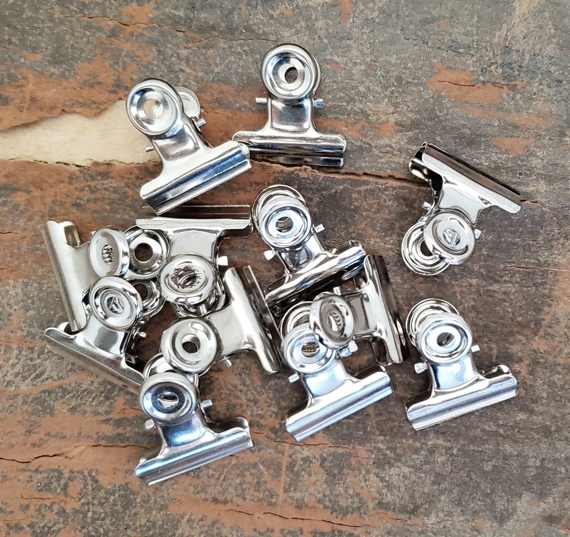 Black Mini Bulldog Clips, Vintage Inspired (0.87 Inch) - Etsy