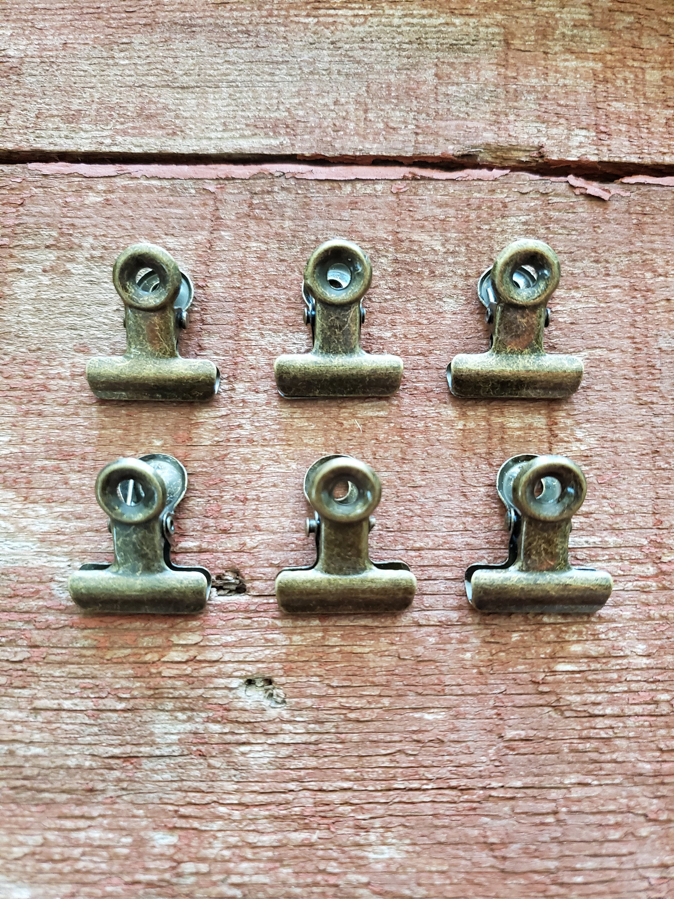 Black Mini Bulldog Clips, Vintage Inspired (0.87 Inch) - Etsy