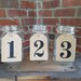 Rustic Burlap Table Numbers, Burlap Numbers, Burlap Tags, Mason Jar Tag ...