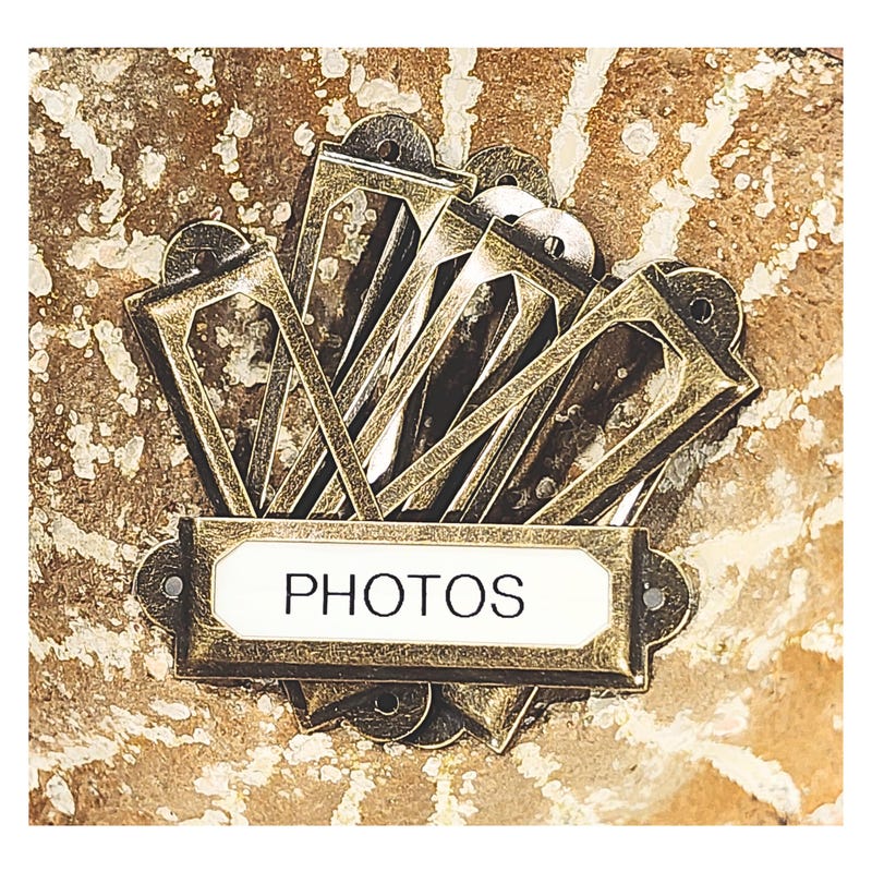 Vintage Style Label Holder - Etsy