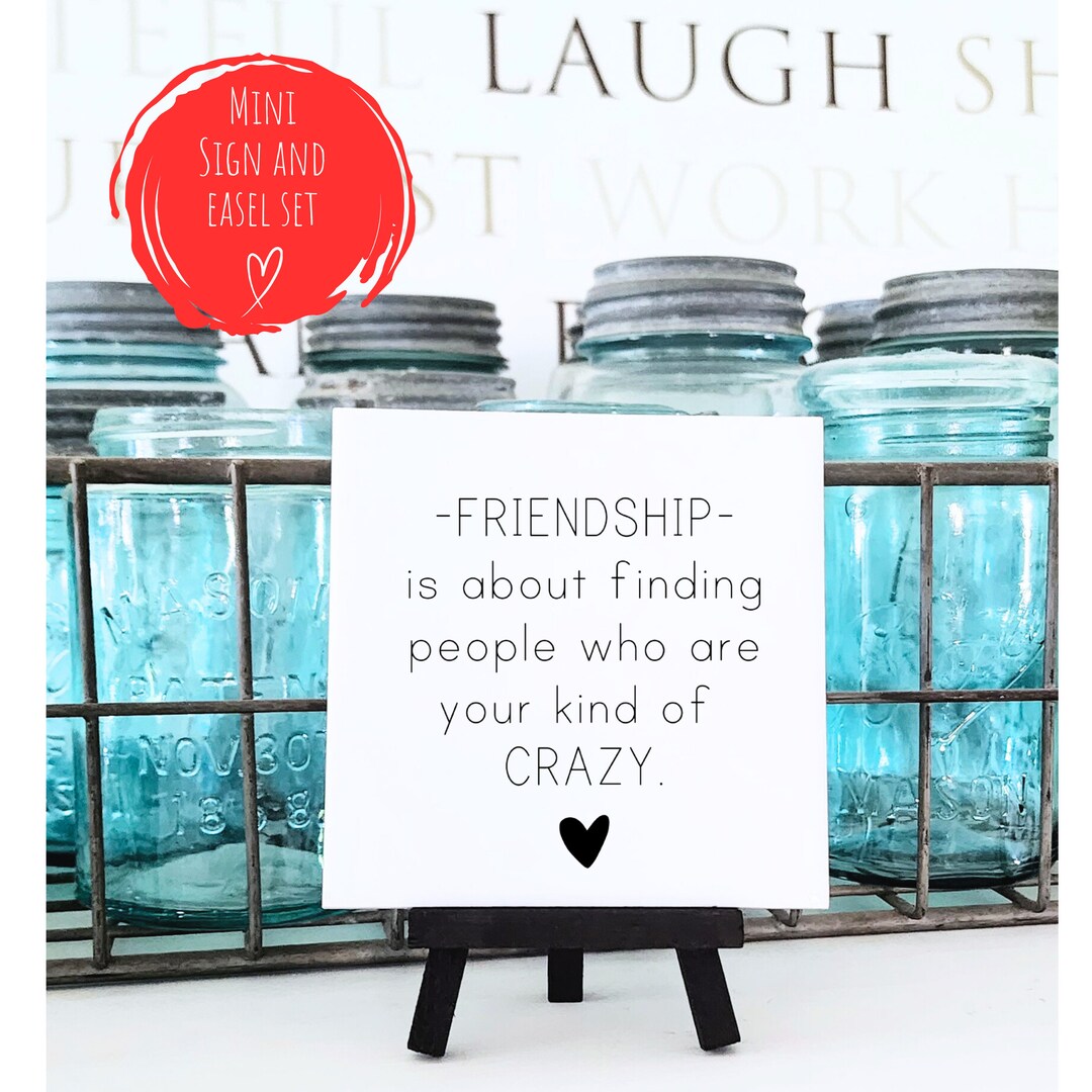 Friendship Signs for Best Friend Gifts Funny Signs Funny Coasters ...