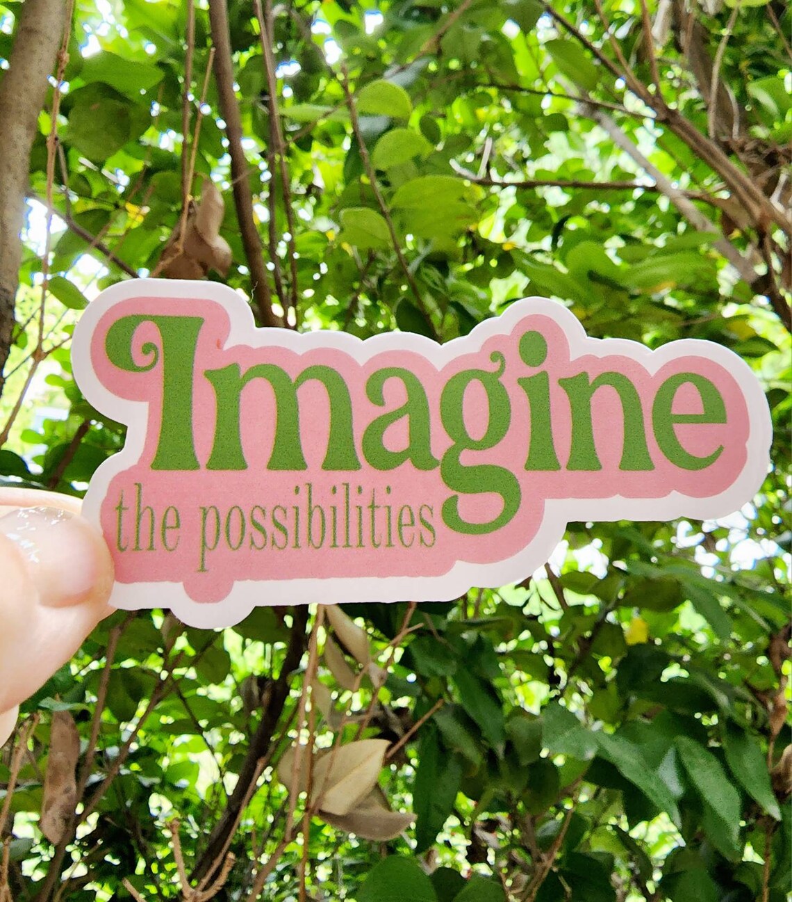 Imagine Sticker for Graduation Stickers for Laptop Decals for Water ...