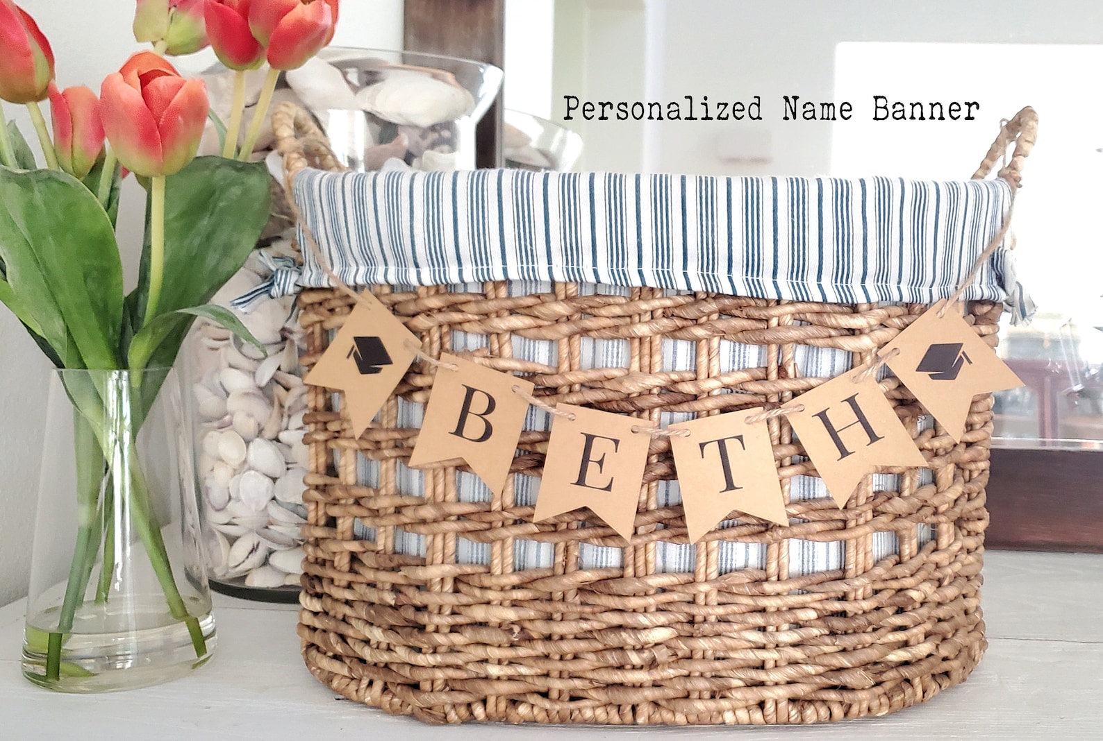 Graduation Banner Cardstock Banner Rustic Banner Mini Banner - Etsy