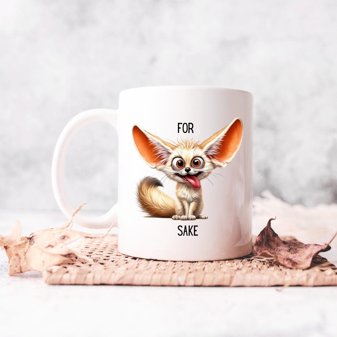 Fennec Fox Mug Funny Fox Mugs Fox Coffee Cup Fennec Fox Gifts for Fox ...