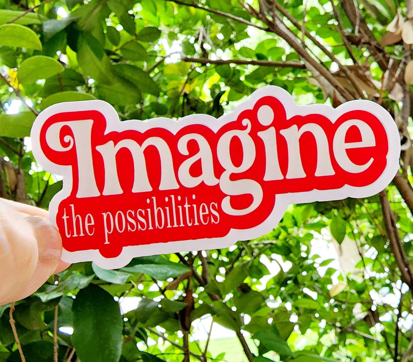 Imagine Sticker for Graduation Stickers for Laptop Decals for Water ...