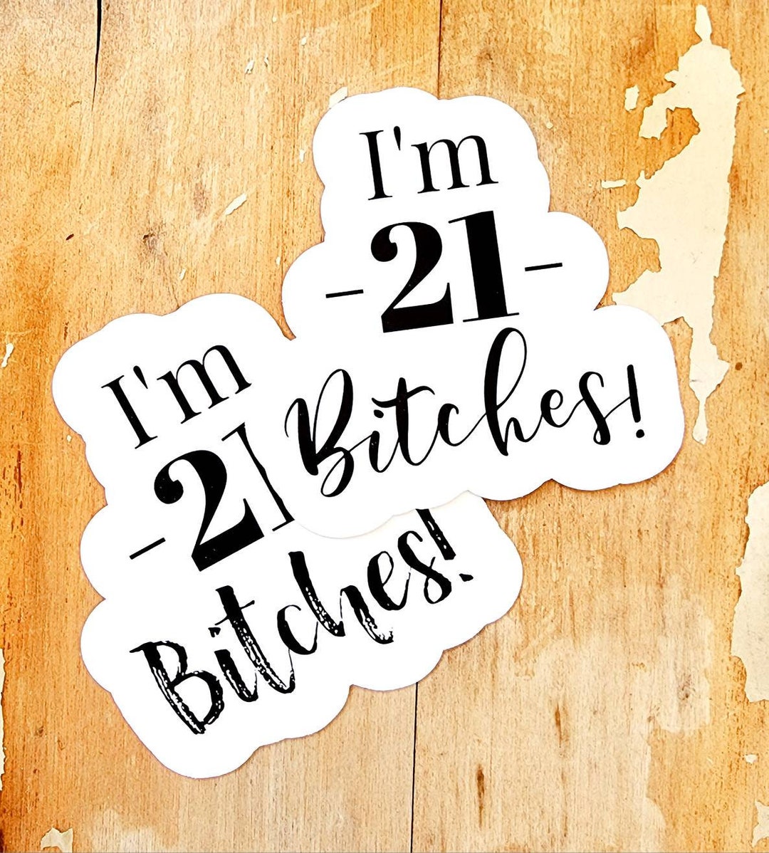 21st Birthday Stickers for Her Birthday Decals for Planner Stickers I'm ...