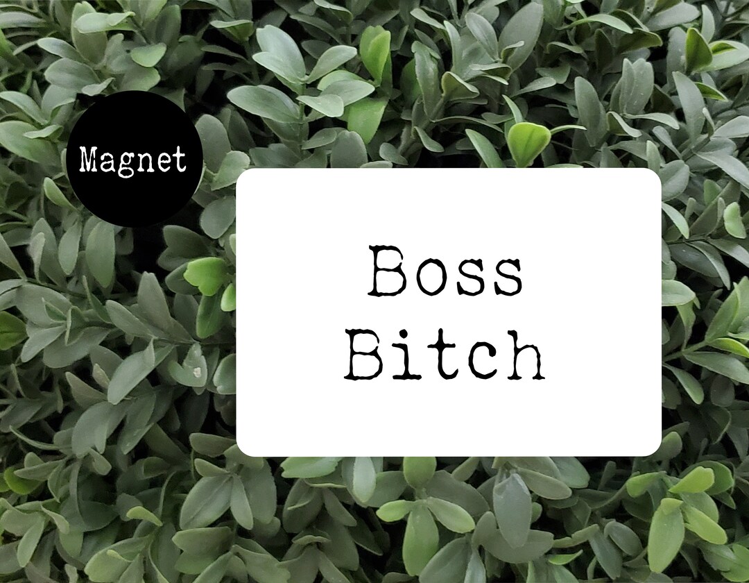 Boss Bitch Magnet Fridge Magnet Empowering Women Gifts for Women Boss ...