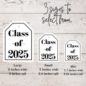 2026 Tags for Graduation Decorations Class of 2026 Labels for Mason Jar ...
