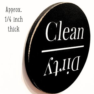 Clean Dirty Dishwasher Sign for Kitchen Decor Dishwasher Signage for ...