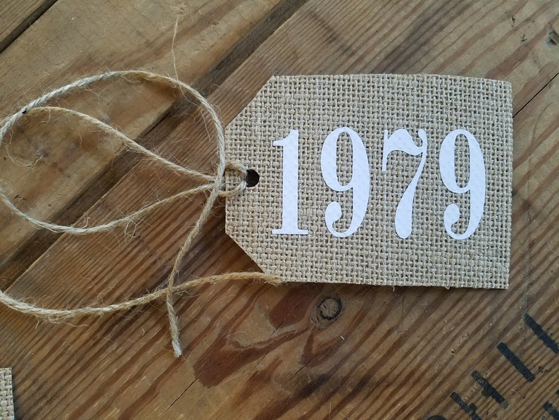 Rustic Burlap Graduation Tags Graduation Decor Burlap Tags - Etsy