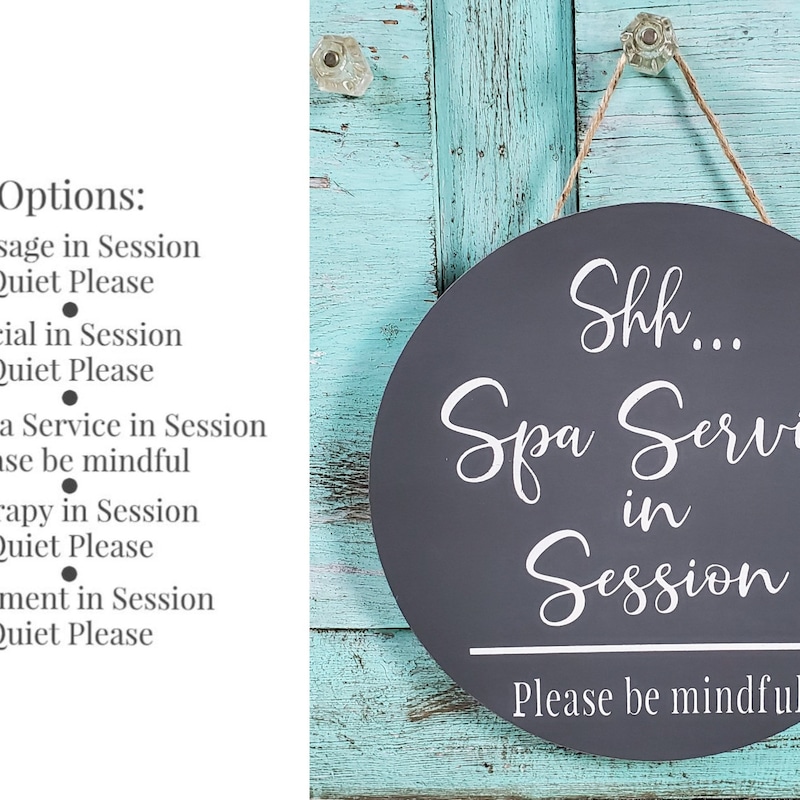 Spa Sign - Etsy