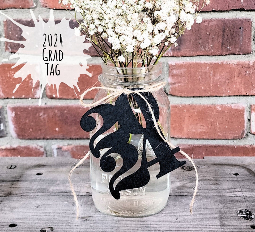 2024 Tags 2024 Die Cuts Table Numbers 2024 Cut Outs Graduation Gift Tag ...