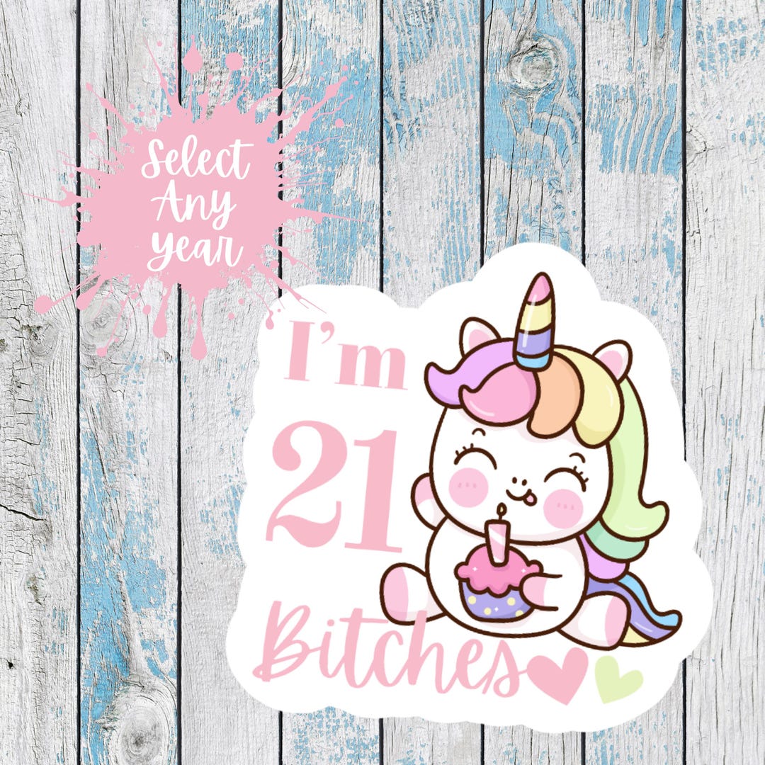 21st Birthday Stickers for Her Birthday Decals for Planner Stickers I'm ...