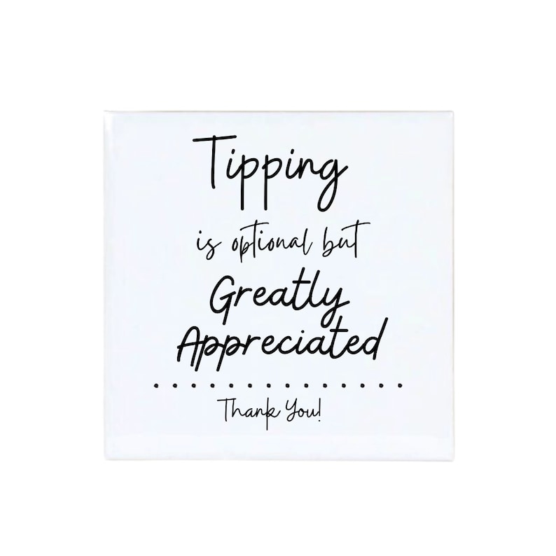 Tip Sign for Bar Sign Bartender Tip Sign for Wedding Tip Sign Tattoo ...