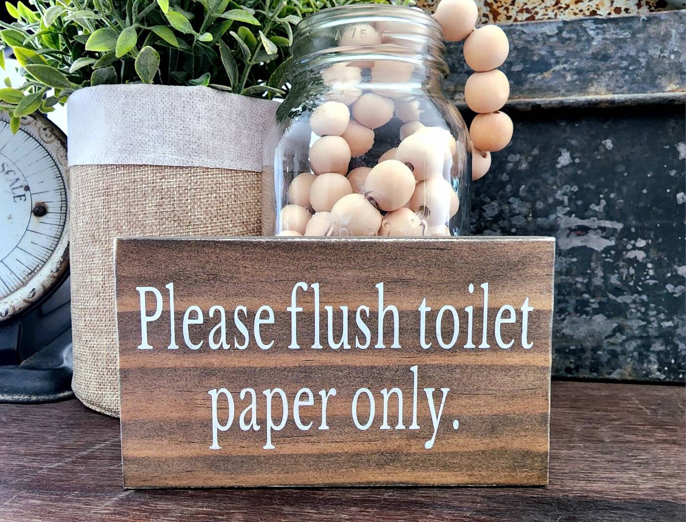 Toilet Paper Only Sign Septic Tank Sign Rv Bathroom Sign Septic System ...