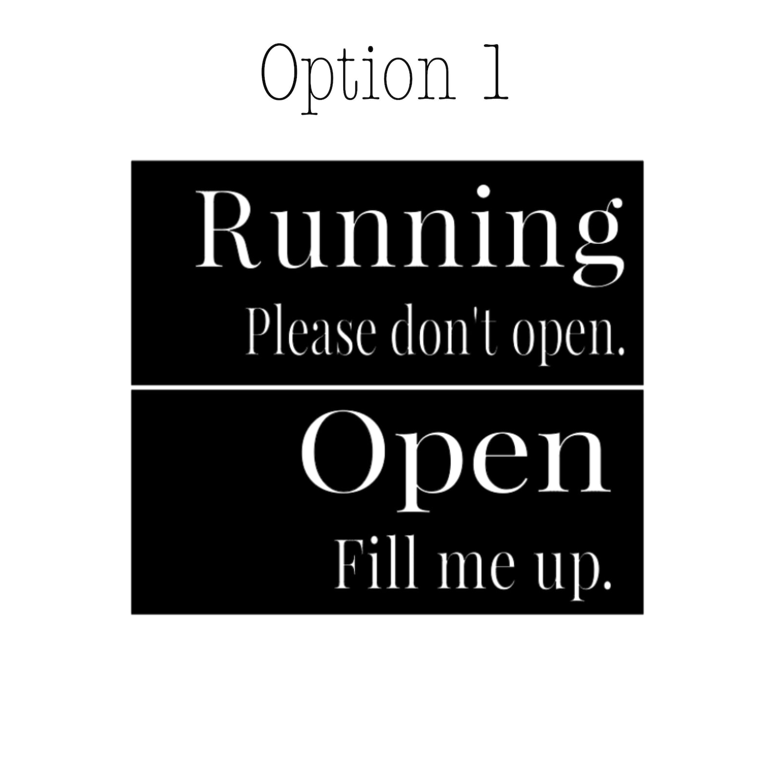 Dishwasher Signs for Kitchen Signs Dirty Dishwasher Sign Running ...