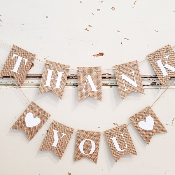 Thank You Banner - Etsy