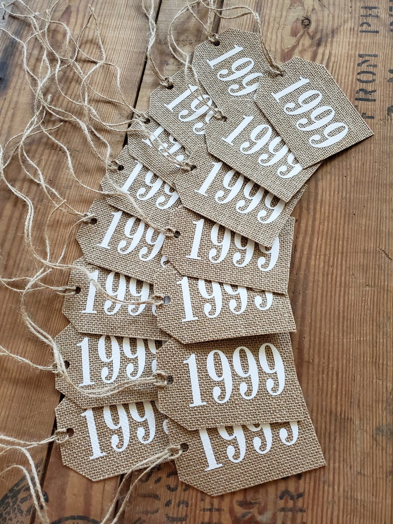 Rustic Burlap Graduation Tags Graduation Decor Burlap Tags - Etsy