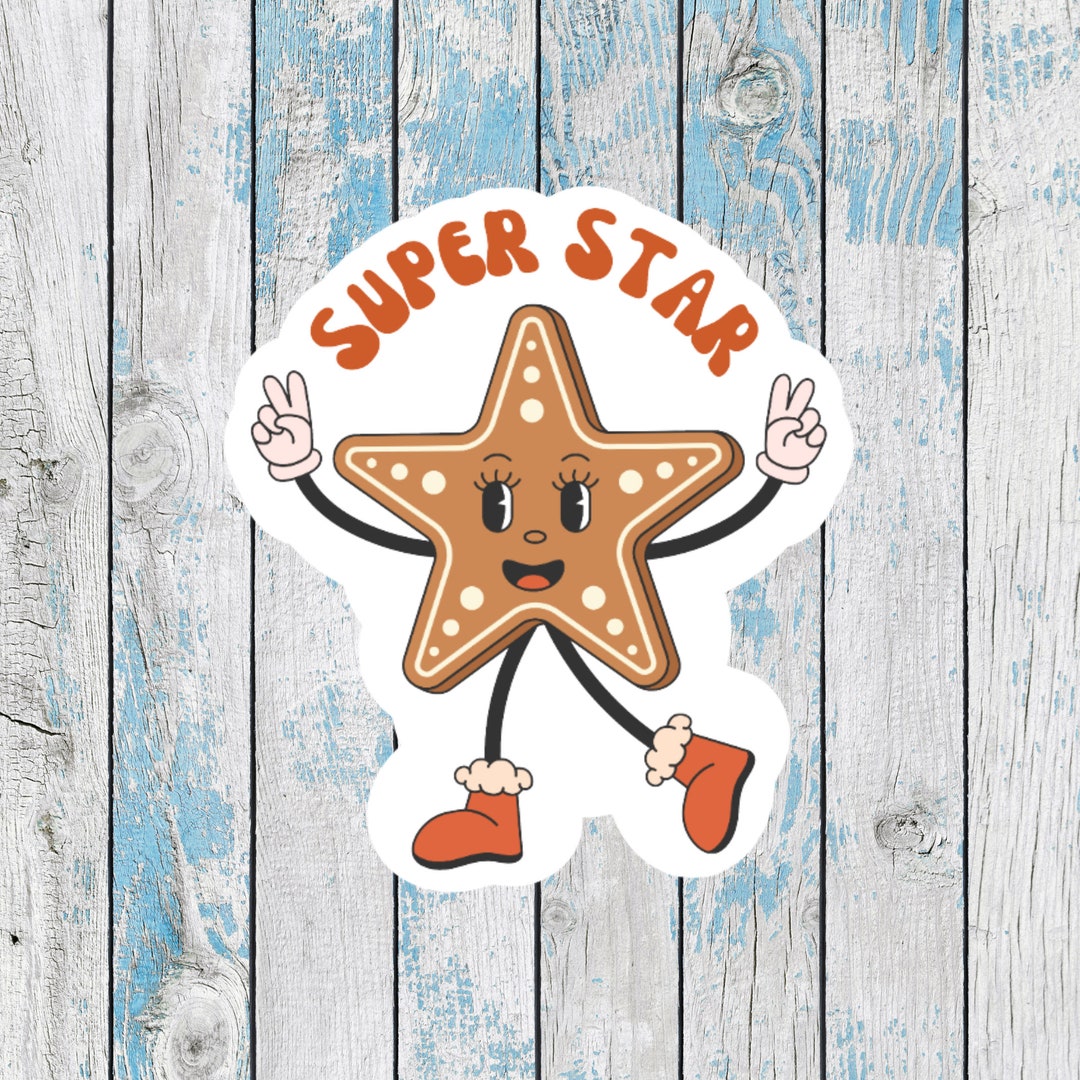 Super Star Sticker Funny Stickers for Graduation Stickers Laptop Decal ...