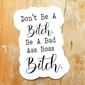 Boss Bitch Sticker for Boss Bitch Decal for Laptop Sticker Journal ...
