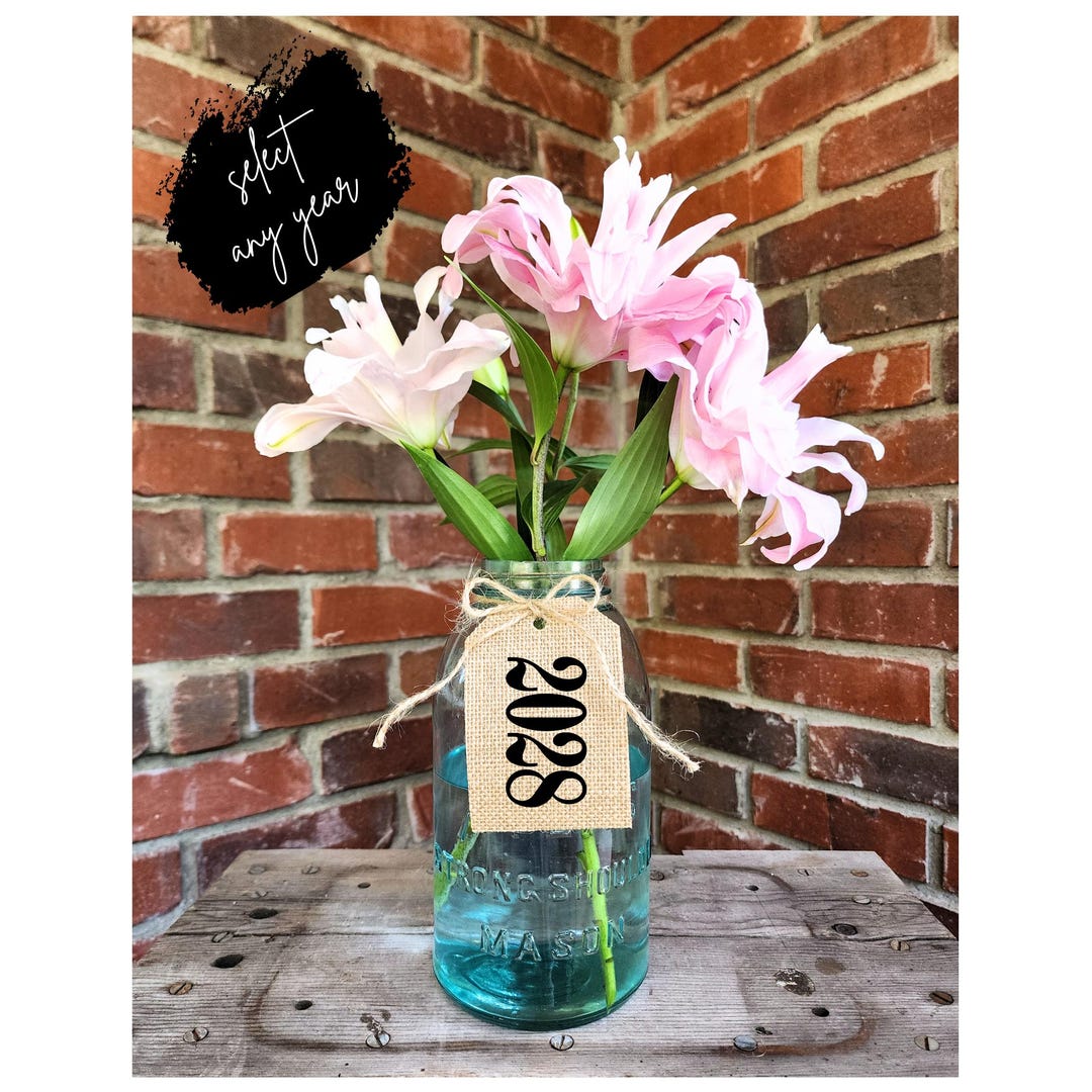 2028 Tags for Graduation Decorations Class of 2028 Labels for Mason Jar ...