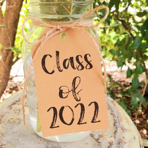 2025 Tags for Graduation Decorations Class of 2025 Labels for Mason Jar ...