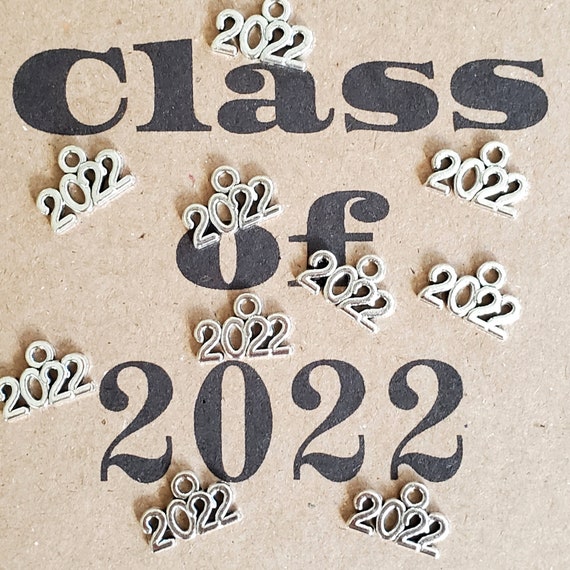 2022 Charm 2022 Silver Charm 2022 Graduation Charm Jewelry - Etsy