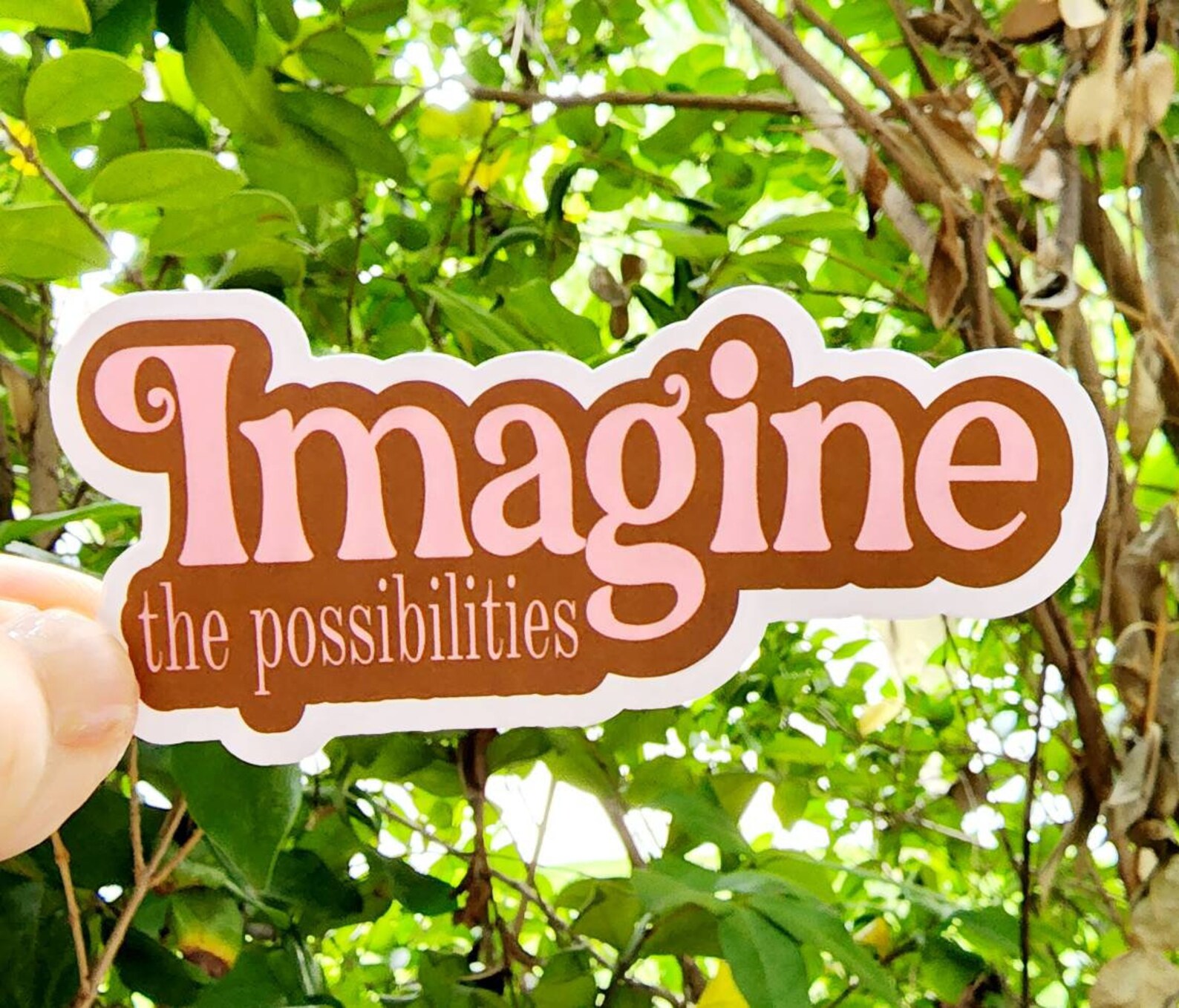 Imagine Sticker for Graduation Stickers for Laptop Decals for Water ...
