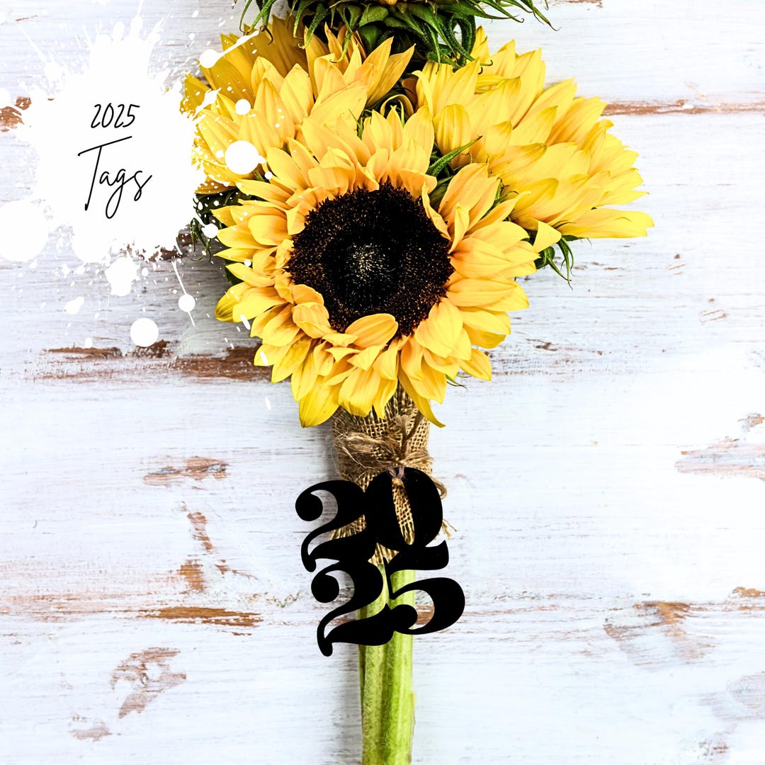 2025 Table Number Graduation Gift Tag Graduation Decor Mason Jar Tag ...